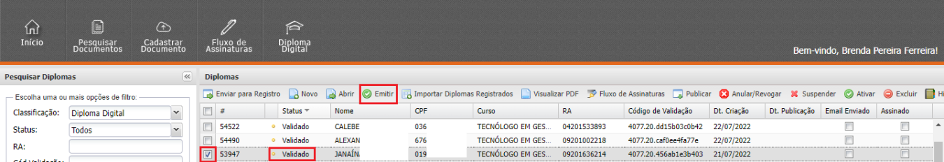 Emissão de Diplomas Digitais - QI Wiki
